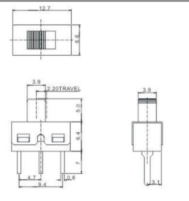 SS-12D10拨动开关 - 颖鑫电子